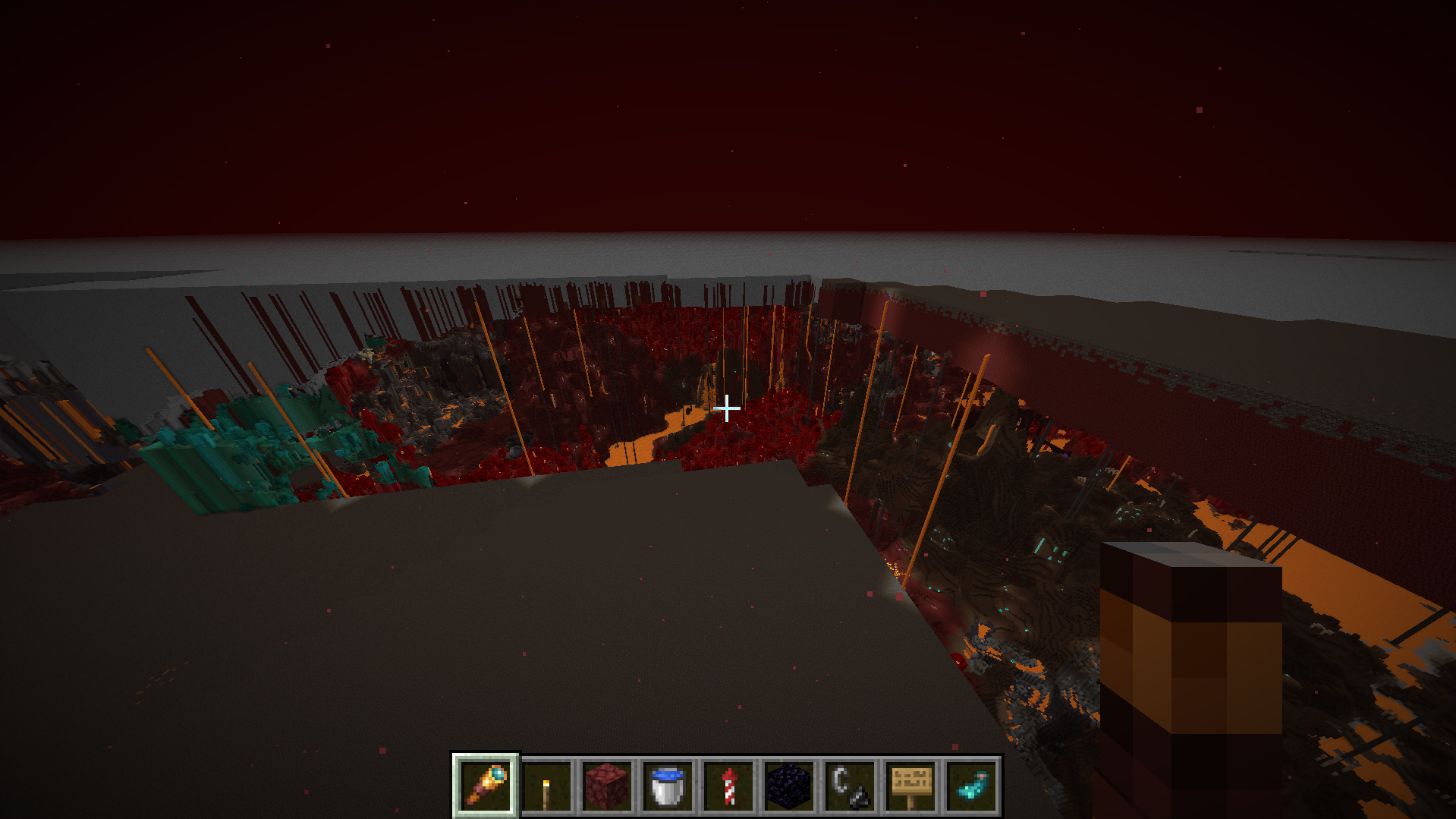 netherrack roof is gray - Distant Horizons