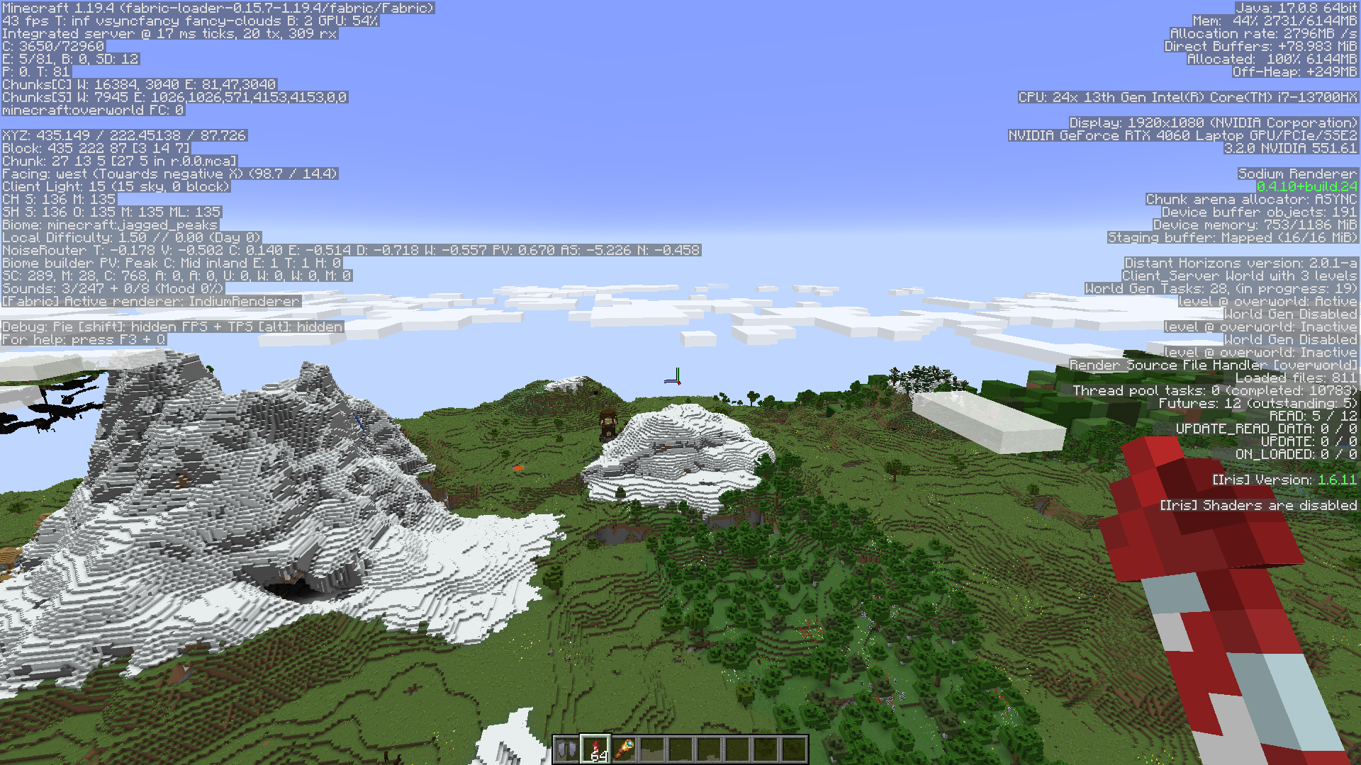 FPS drops when using the distant horizons mod - Distant Horizons