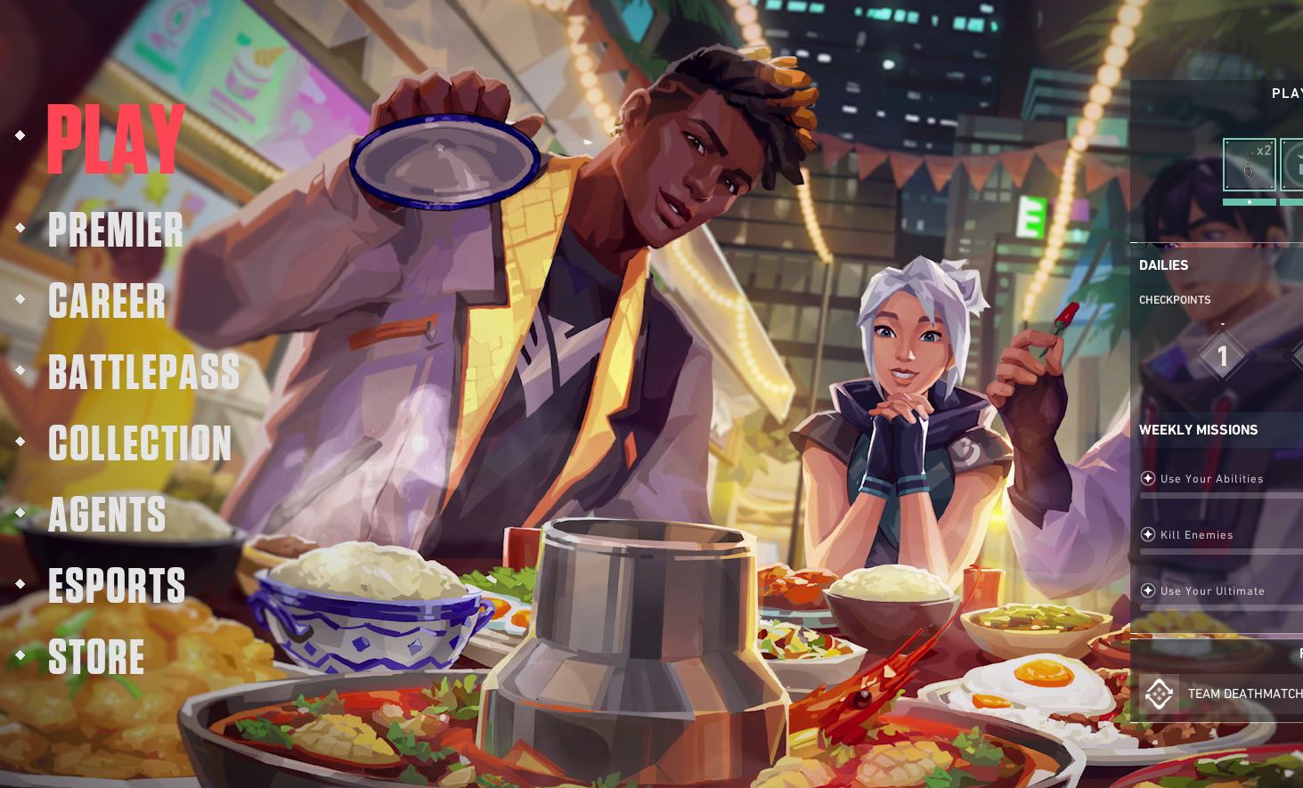 Stuck on main menu ( help pls :) ) - VALORANT