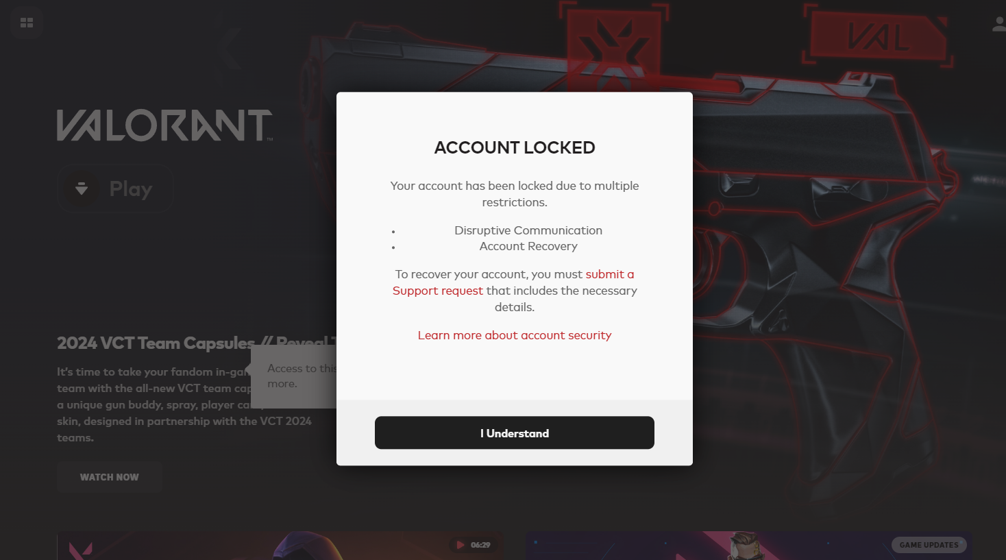 locked acc - VALORANT
