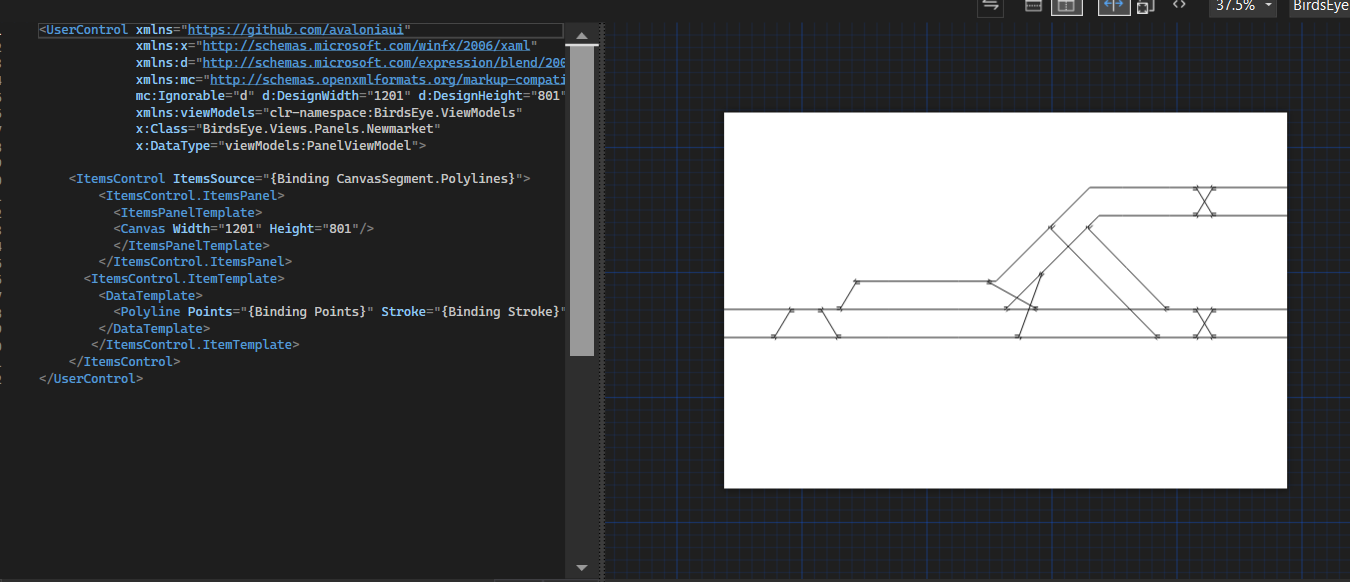 [AVALONIA] Polylines not displaying on Canvas - C#