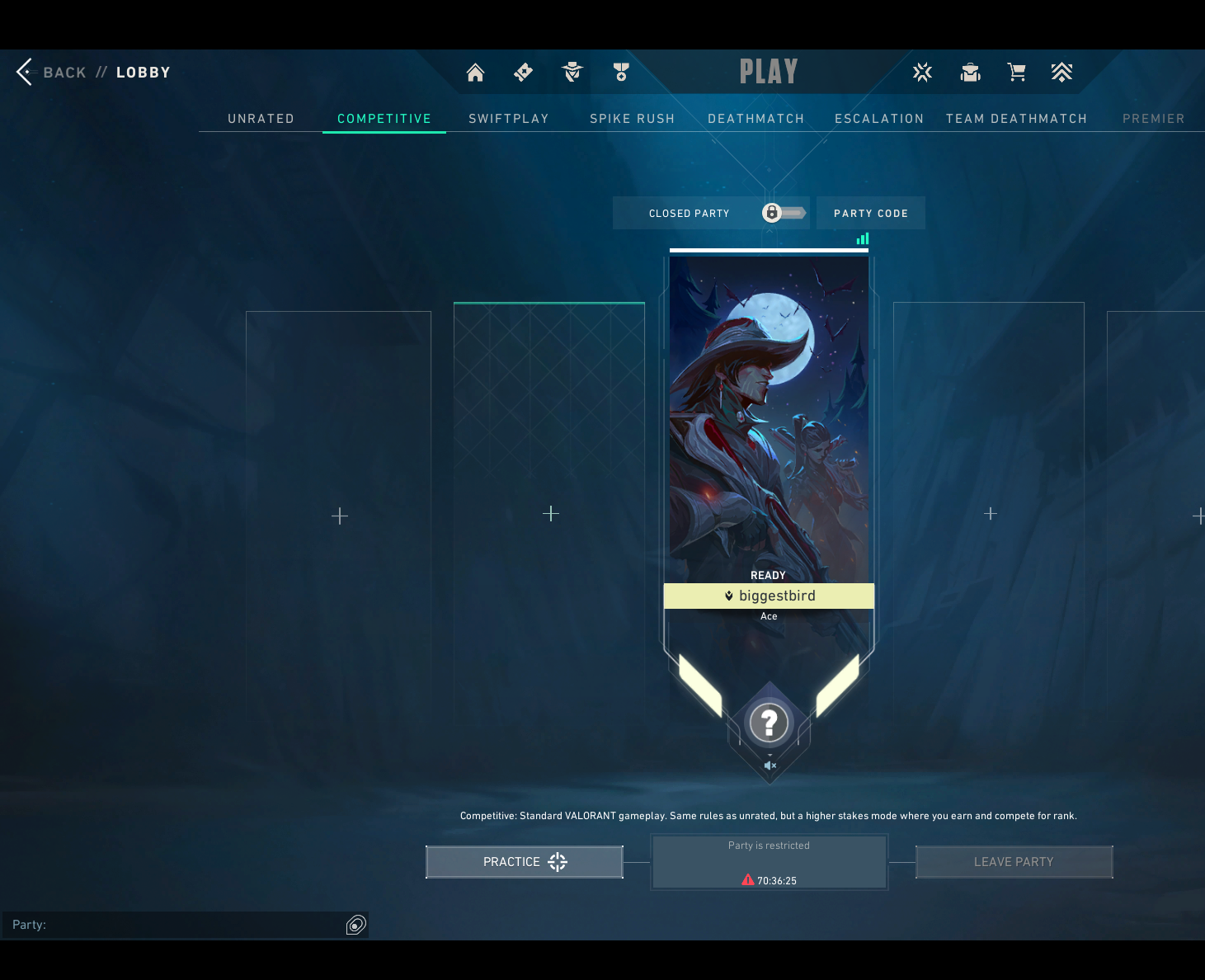 Competetive Ban - VALORANT