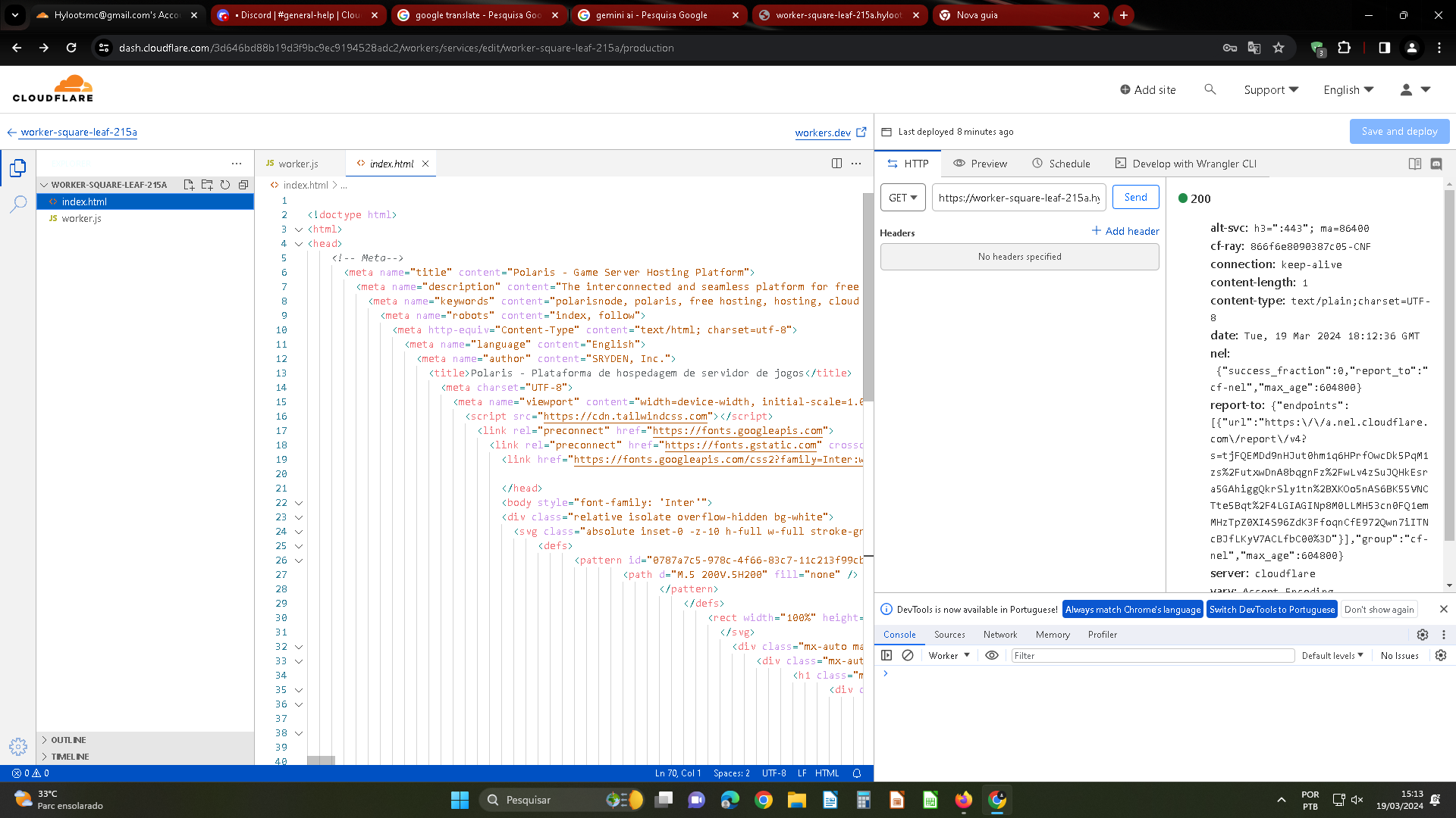 I Have Programs To Launch My Application On The Cloudflare Pages Cloudflare Developers
