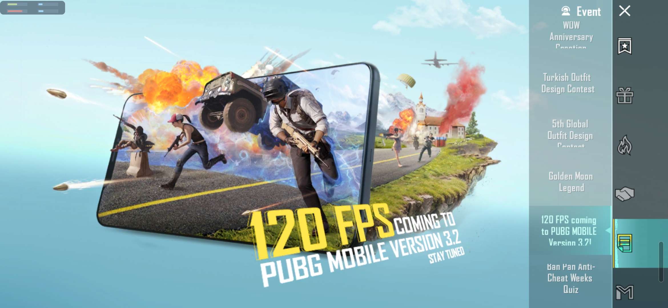 120FPS - PUBG MOBILE