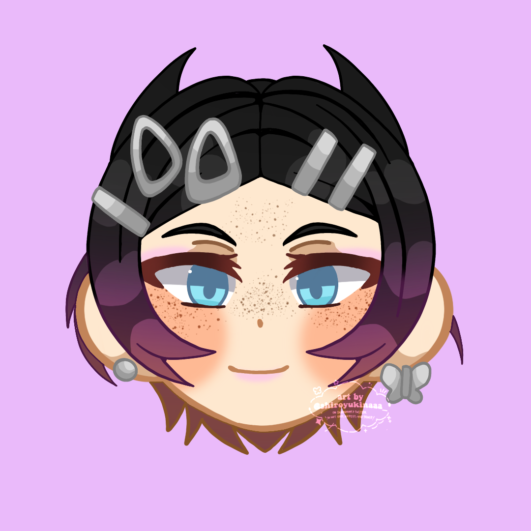 Chibi Headshot Clove 🦋 - VALORANT